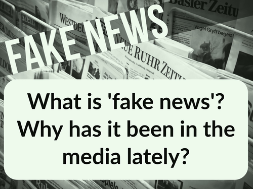 Fake News Tutor Activity | Teaching Resources