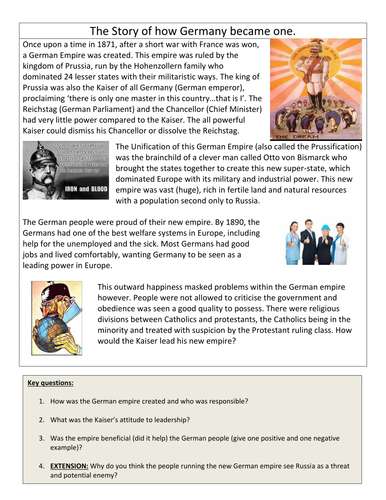Germany before World War 1 | Teaching Resources