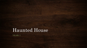 Haunted House Drama/Performing Arts Unit | Teaching Resources
