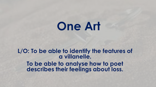 CIE IGCSE Songs of Ourselves, Volume 1, Part 5 | Teaching Resources