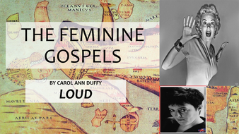 The Feminine Gospels - "Loud" and "The Map Woman" by Carol Ann Duffy ...