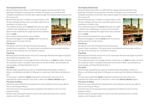 The Life of Muhammad | Teaching Resources