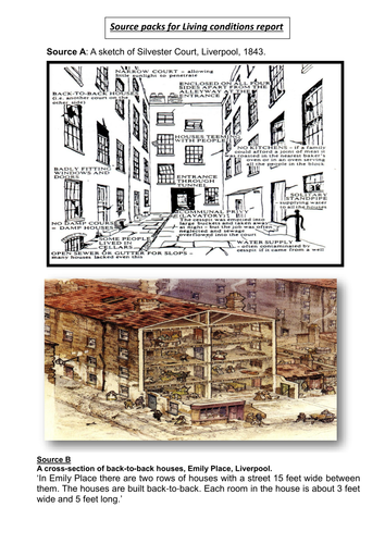 Industrial Revolution Living Conditions | Teaching Resources