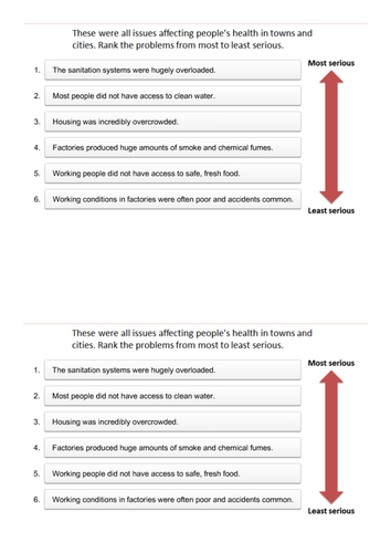 New OCR GCSE - SHP The People's Health Industrial Era Resources ...