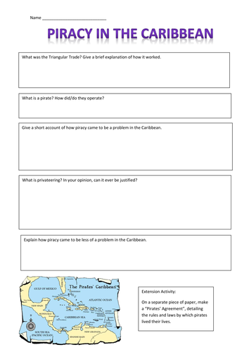 Caribbean teaching resources - culture, pirates, weather, carib people ...