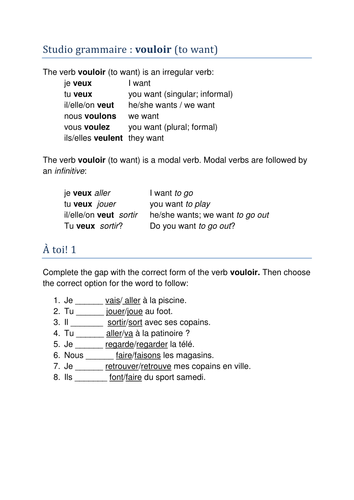 Coucou! - Studio 1 Module 4 Unit 4 | Teaching Resources