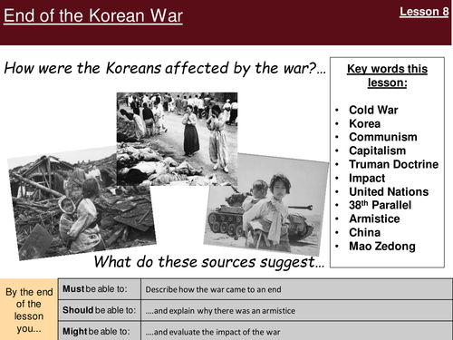 Korean War Set of lessons | Teaching Resources