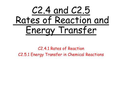 C2.4 and C2.5 Revision Booklet | Teaching Resources