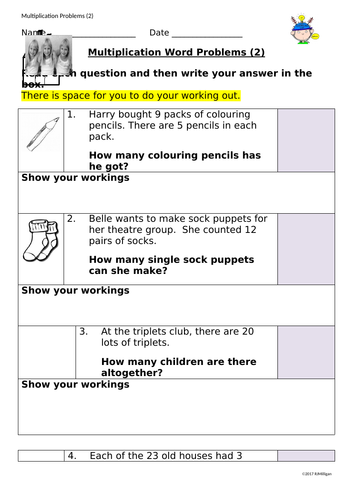Multiplication and Division One-Step Word Problems: Presentation ...