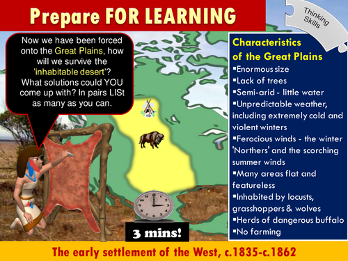Edexcel 9-1 American West Key Topic 1: importance of buffalo and horse ...