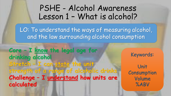 PSHE -Alcohol Awareness Scheme of work by jillyjones1987 - Teaching ...