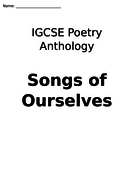 Poetry Anthology for CIE IGCSE Songs of Ourselves Volume 1, Part 5 ...