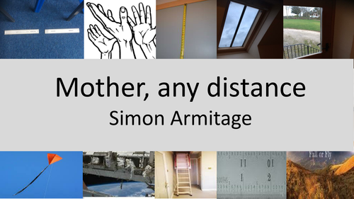 Full PPT stanza by stanza analysis of 'Mother, any distance with ...