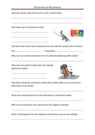 Extraction of Aluminium | Teaching Resources
