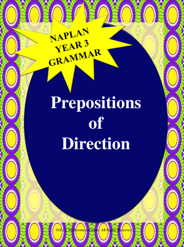 NAPLAN: Year 3 Prepositions Bundle | Teaching Resources