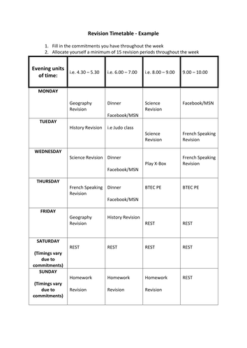 Revision support - exam classes | Teaching Resources