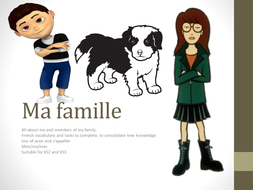 Ma famille -My family | Teaching Resources
