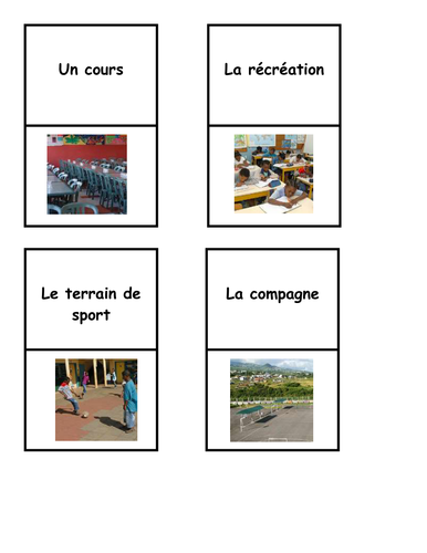 French Dominoes Level 4 | Teaching Resources