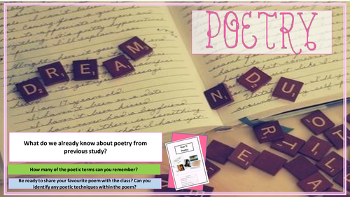 Poetry Scheme of Work: Clarke, Path, Duffy, Armitage, Williams ...