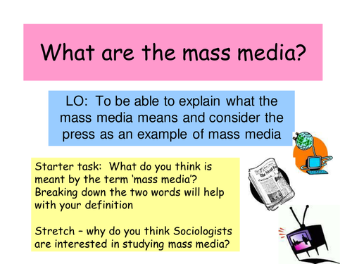 PSYCHOLOGY - MASS MEDIA (19 LESSONS) | Teaching Resources