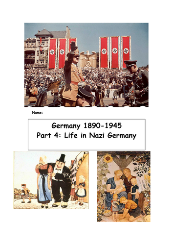 Germany Booklet- Life in Nazi Germany | Teaching Resources