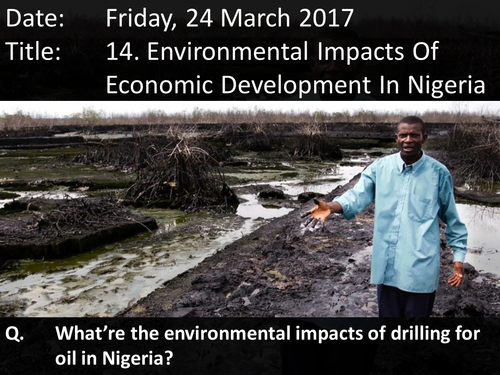 14. Environmental Impacts Of Economic Development In Nigeria | Teaching ...