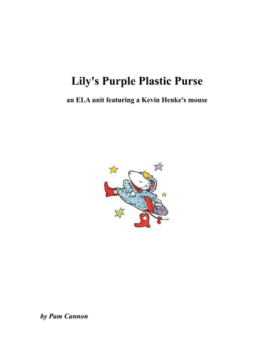 Lilly's Purple Plastic Purse - quick lesson | Teaching Resources