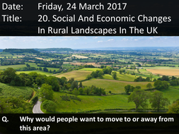 20. Social And Economic Change In Rural Landscapes In The UK by ...