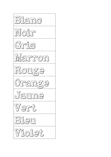 Colours in French Teach and Learn - 4 resources in 1! | Teaching Resources