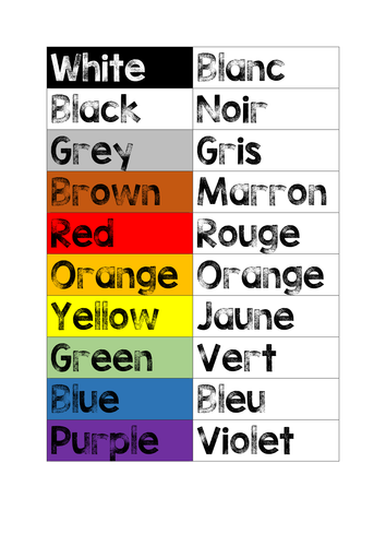 Colours in French Teach and Learn - 4 resources in 1! | Teaching Resources