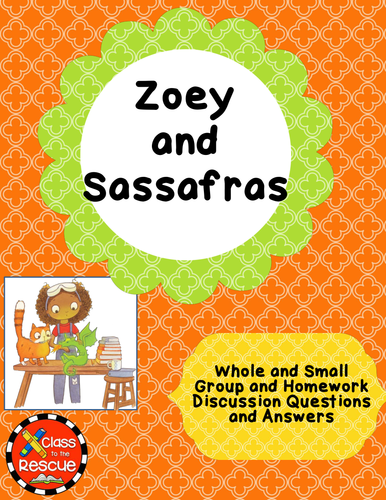 Zoey and Sassafras Dragons and Marshmallows Discussion Questions and ...