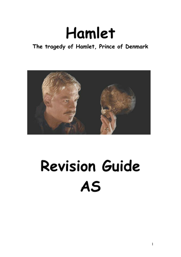 A level English - Hamlet Complete Set of Notes | Teaching Resources