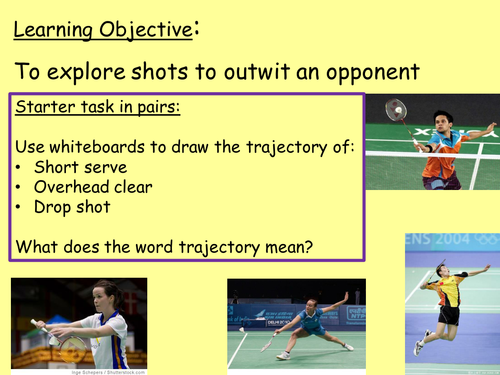 Badminton Lessons Plans and Resource Sheets | Teaching Resources
