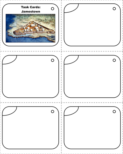 Jamestown Task Cards | Teaching Resources