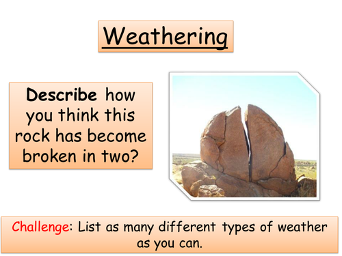 Year 8 Chemistry - Igneous + metamorphic rocks, Weathering, Erosion ...