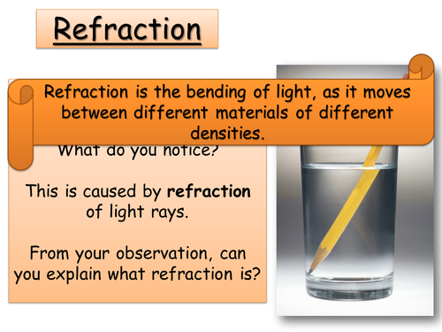 Year 8 Physics -Properties of light, Refraction, Reflection + The eye ...