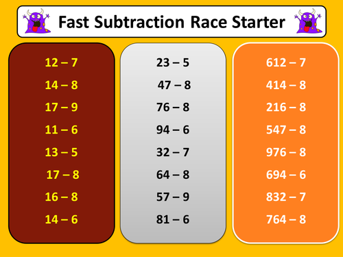 Y3 Y4 Mental Addition & Subtraction - 2 Differentiated Starters ... Y3 Y4 Mental Addition & Subtraction - 2 Differentiated Starters ...