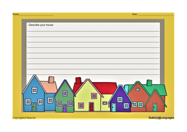 My house - describe your house | Teaching Resources