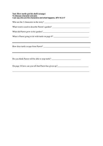 Guided Reading Comprehension sheets | Teaching Resources