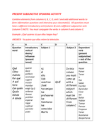Present subjunctive speaking activity | Teaching Resources