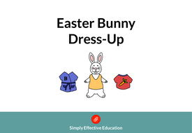 Easter Dress-Up Spring Animals (Lamb and Bunny) | Teaching Resources