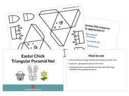 Easter Spring Animal Nets (Bunny and Chick) | Teaching Resources