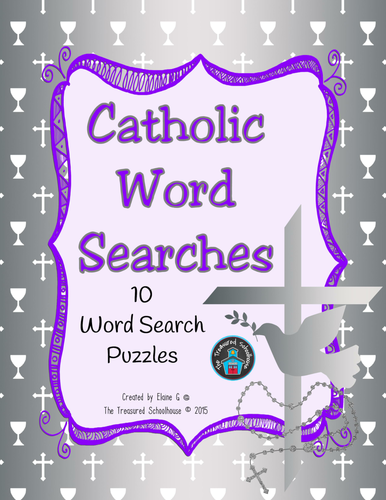 Catholic Word Search Puzzles | Teaching Resources