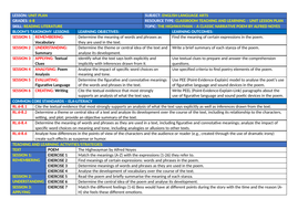 READING POETRY - THE HIGHWAYMAN: UNIT LESSON PLAN & RESOURCES ...