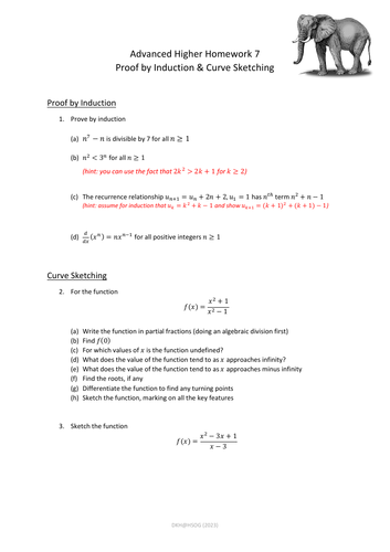 Advanced Higher Maths - Proof | Teaching Resources