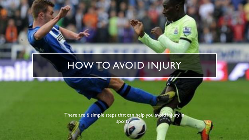Sports Injuries and How to Avoid Injury | Teaching Resources