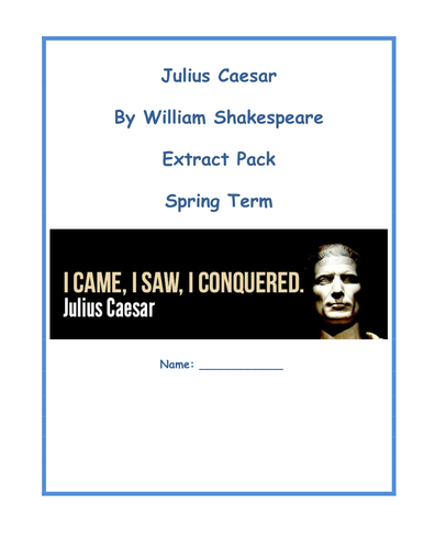 Julius Caesar Resource Pack | Teaching Resources