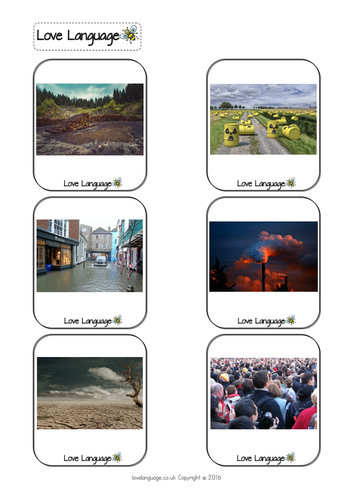 French environmental issues - activity pack - spinners, sentence ...