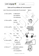 French environmental issues - activity pack - spinners, sentence ...