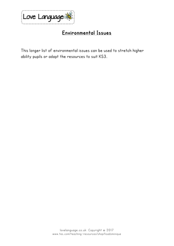 French environmental issues - PowerPoint, vocabulary and images for ... French environmental issues - PowerPoint, vocabulary and images for ...